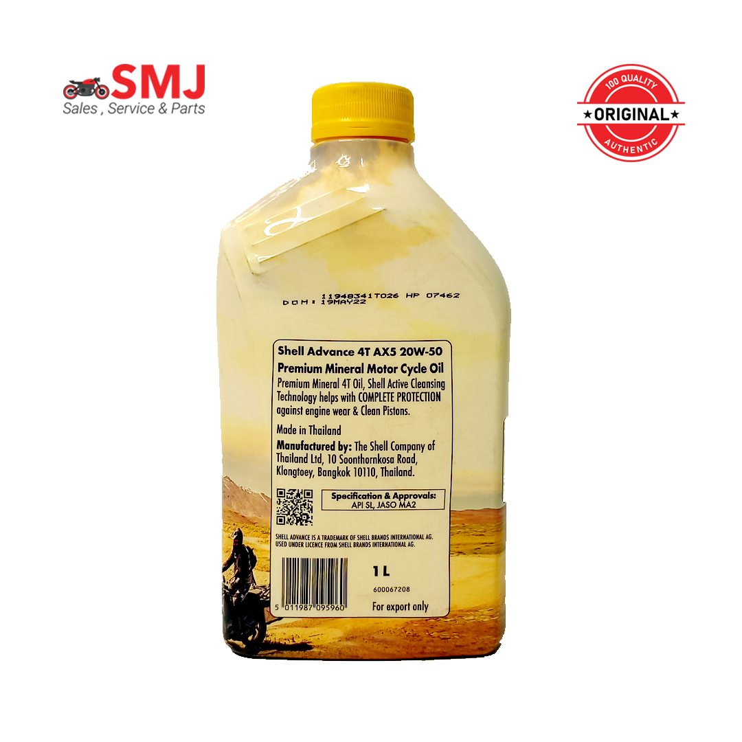 Shell Advance Long Ride 10w40 Fully Synthetic