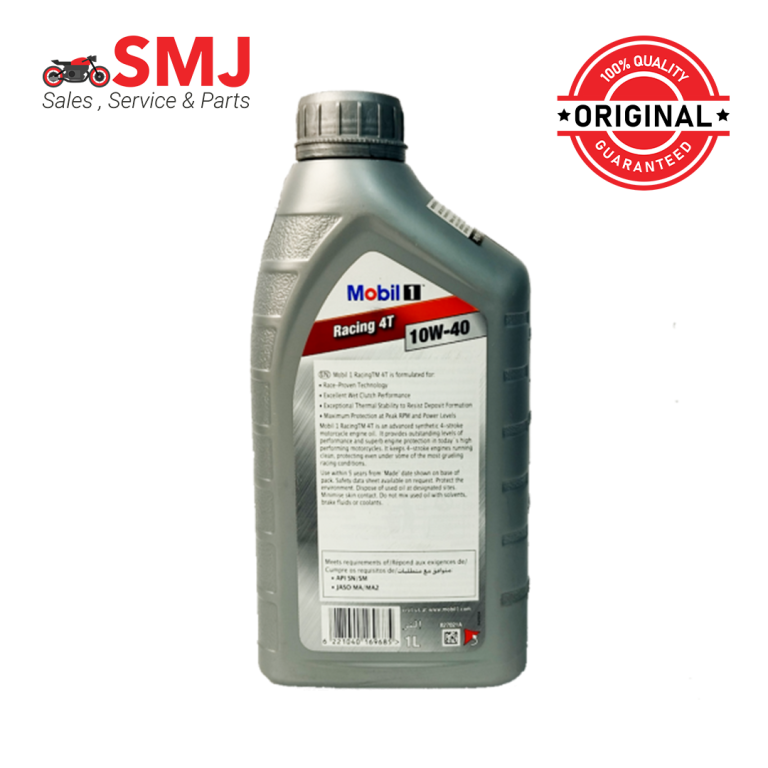Mobil 1 Racing 4T 10w-40 Full Synthetic Engine Oil