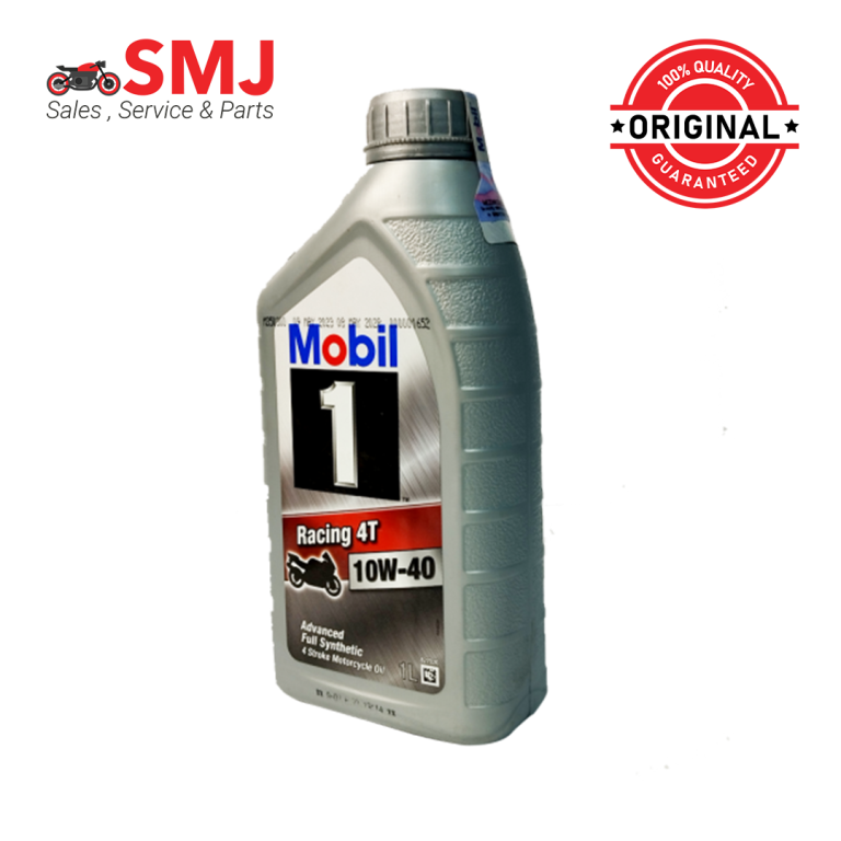 Mobil 1 Racing 4T 10W-40 – Best for High RPM Motorcycle Engines - SMJ Bikes